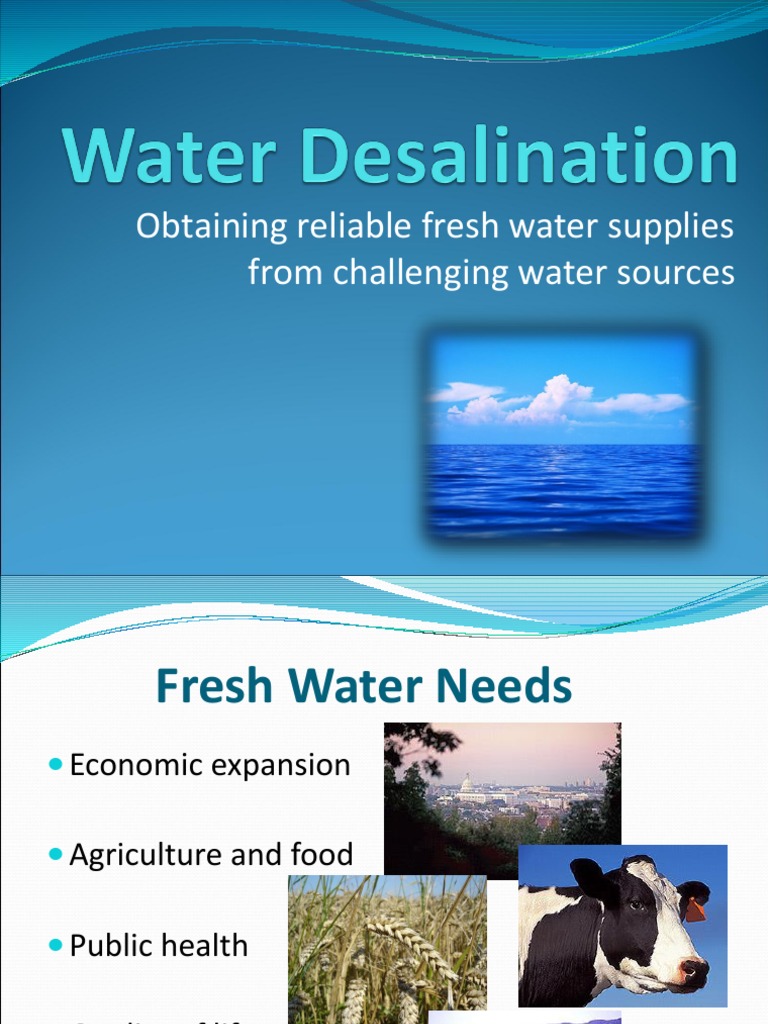 Desalination | PDF | Desalination | Seawater