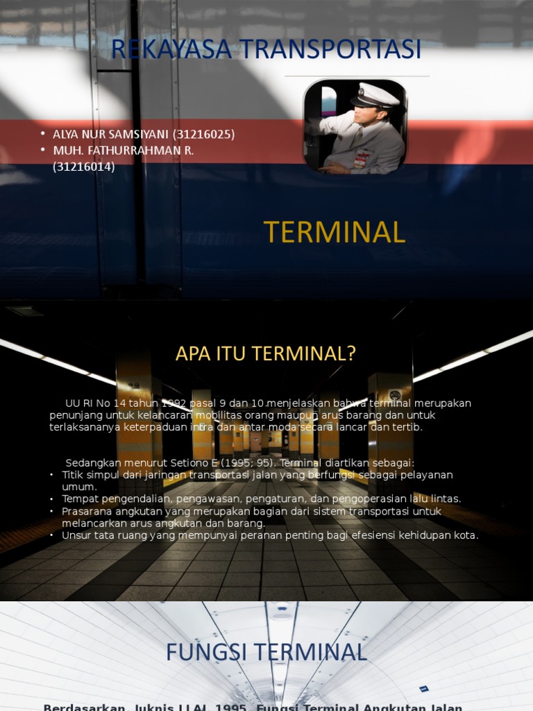 Fungsi dan Klasifikasi Terminal Transportasi | PDF