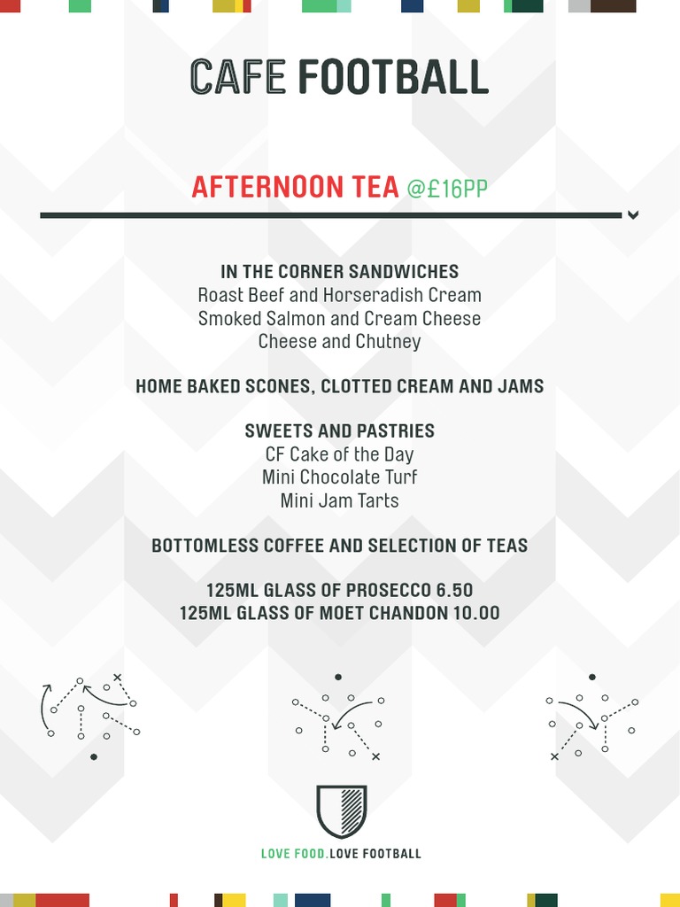 Afternoon Tea Menu | PDF