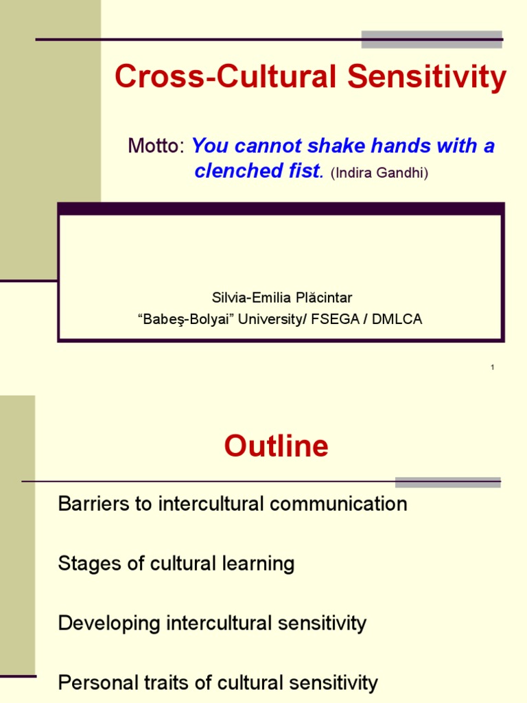 Stages of Intercultural Sensitivity | PDF | Cross Cultural ...