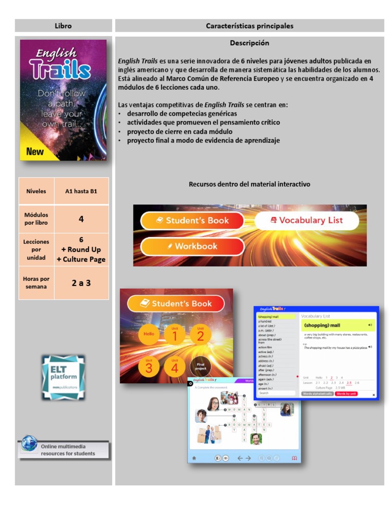 English Trails: Serie de Libros de Inglés | PDF