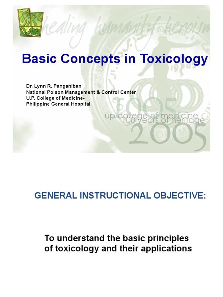 Basic Concept On Toxicology PDF | PDF | Toxicity | Toxicology