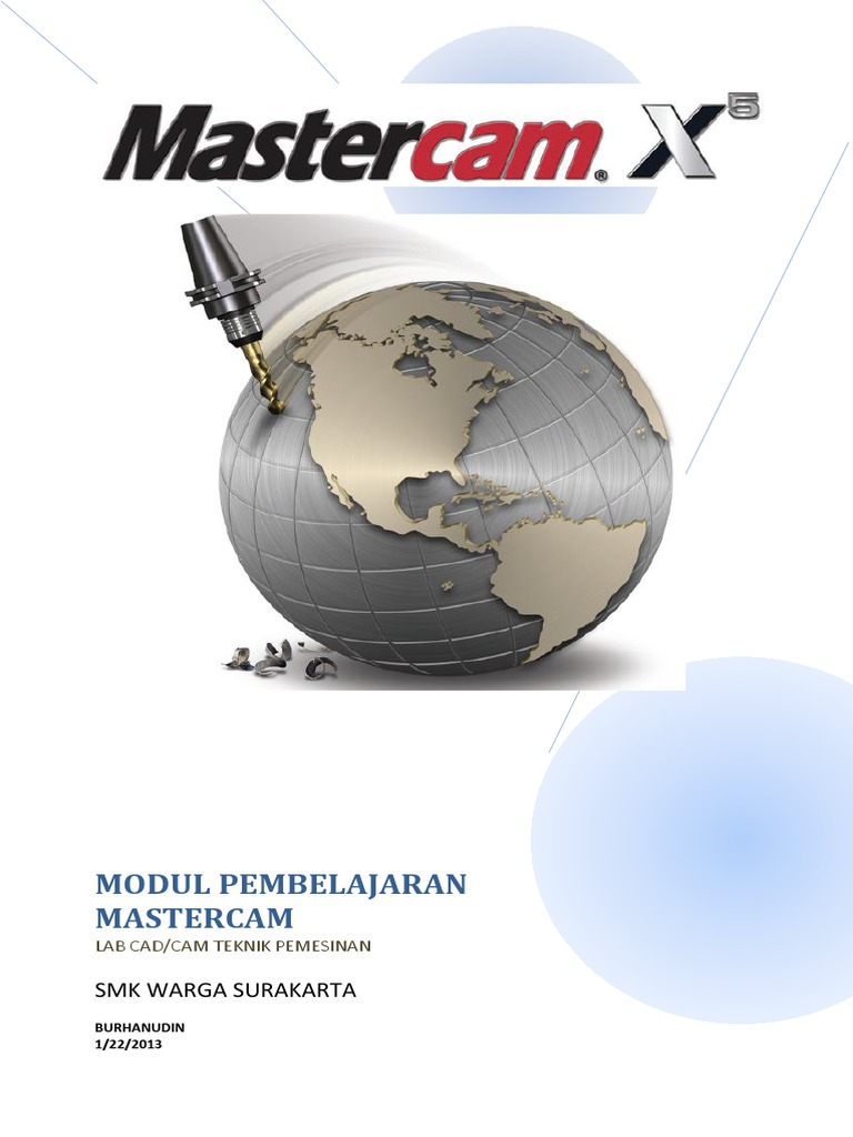Modul Pembelajaran Mastercam | PDF