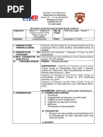 Lesson Plan Sa Pagbasa at Pagsusuri | PDF