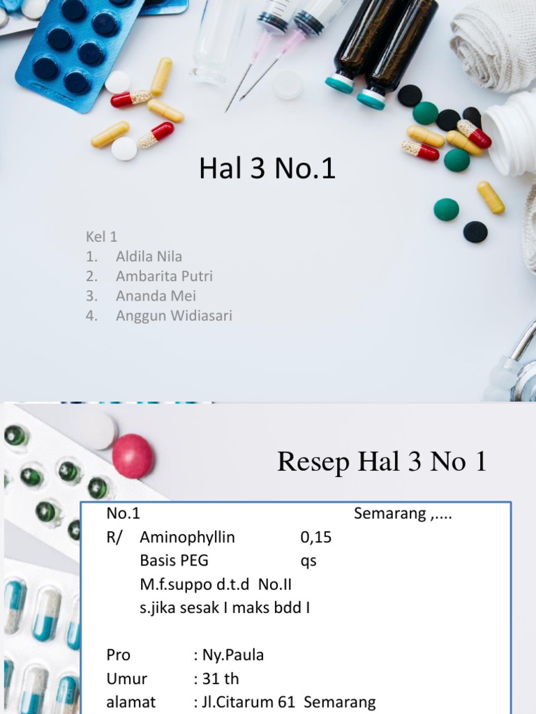Resep Suppositoria | PDF