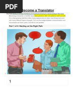 Types and Modes of Interpreting | PDF | Language Interpretation | Internship