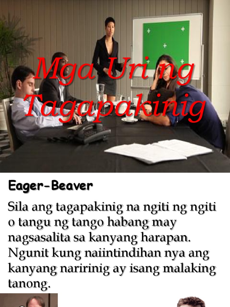 Uri NG Tagapakinig | PDF