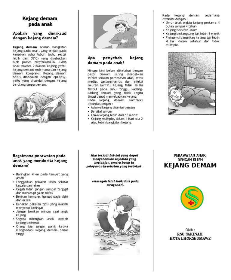 EDIT Leaflet Kejang Demam | PDF