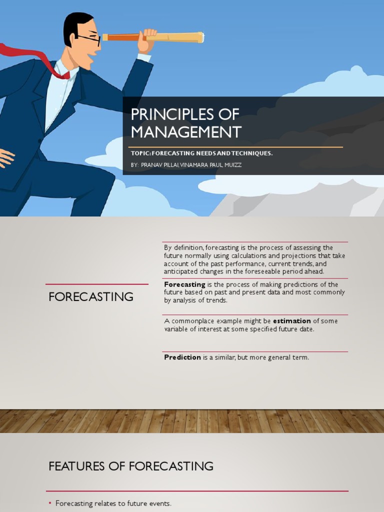 Principles of Management Forecasting | PDF | Forecasting | Prediction