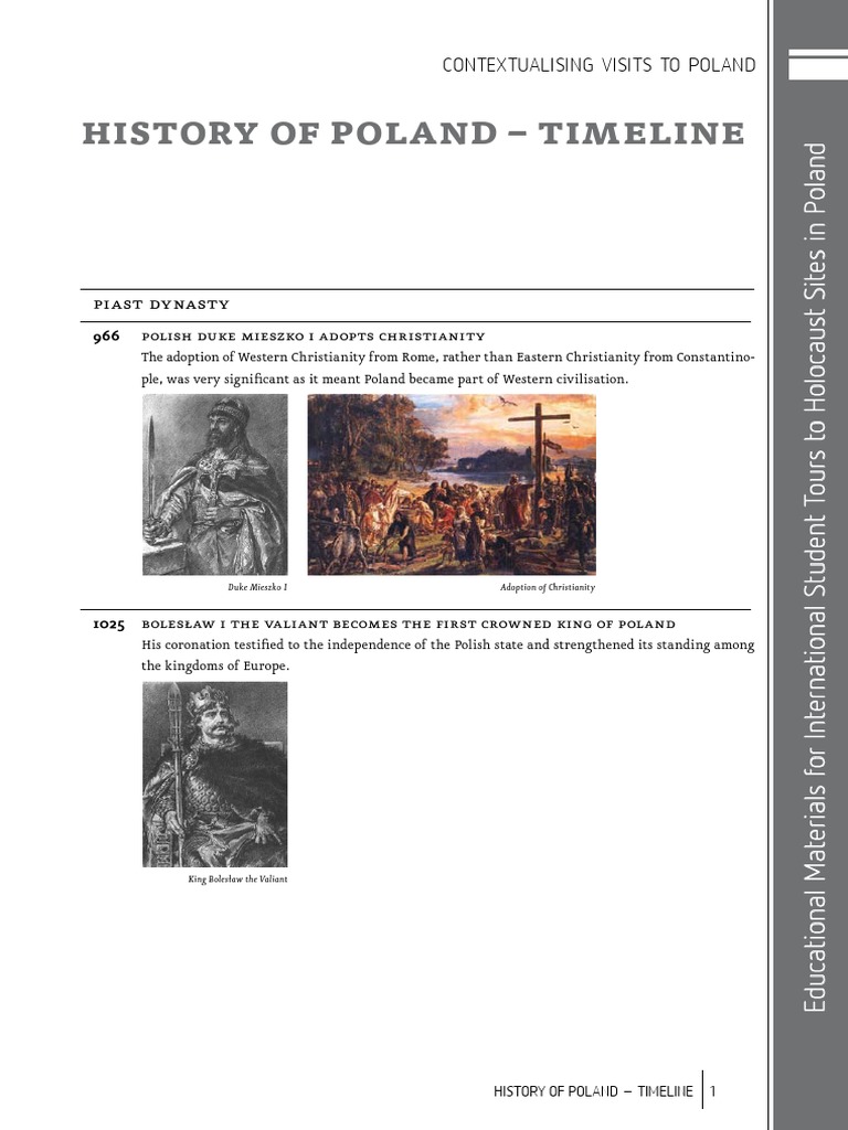 Timeline History of Poland | PDF | Poland | World War II