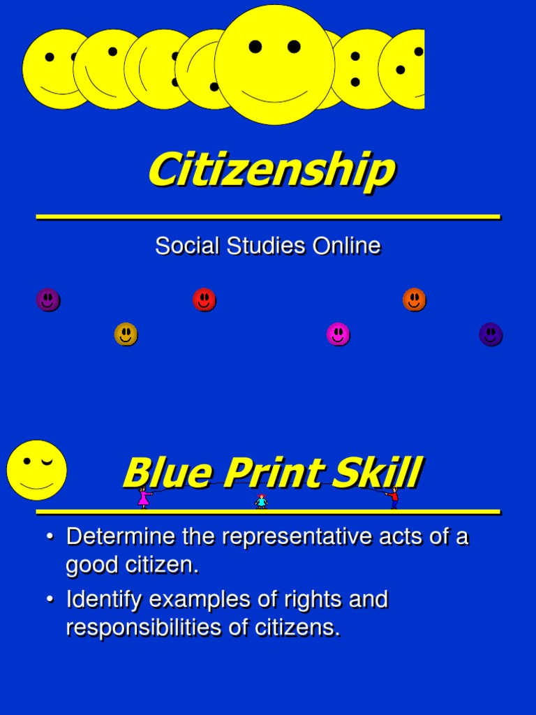 Citizenship: Social Studies Online | PDF