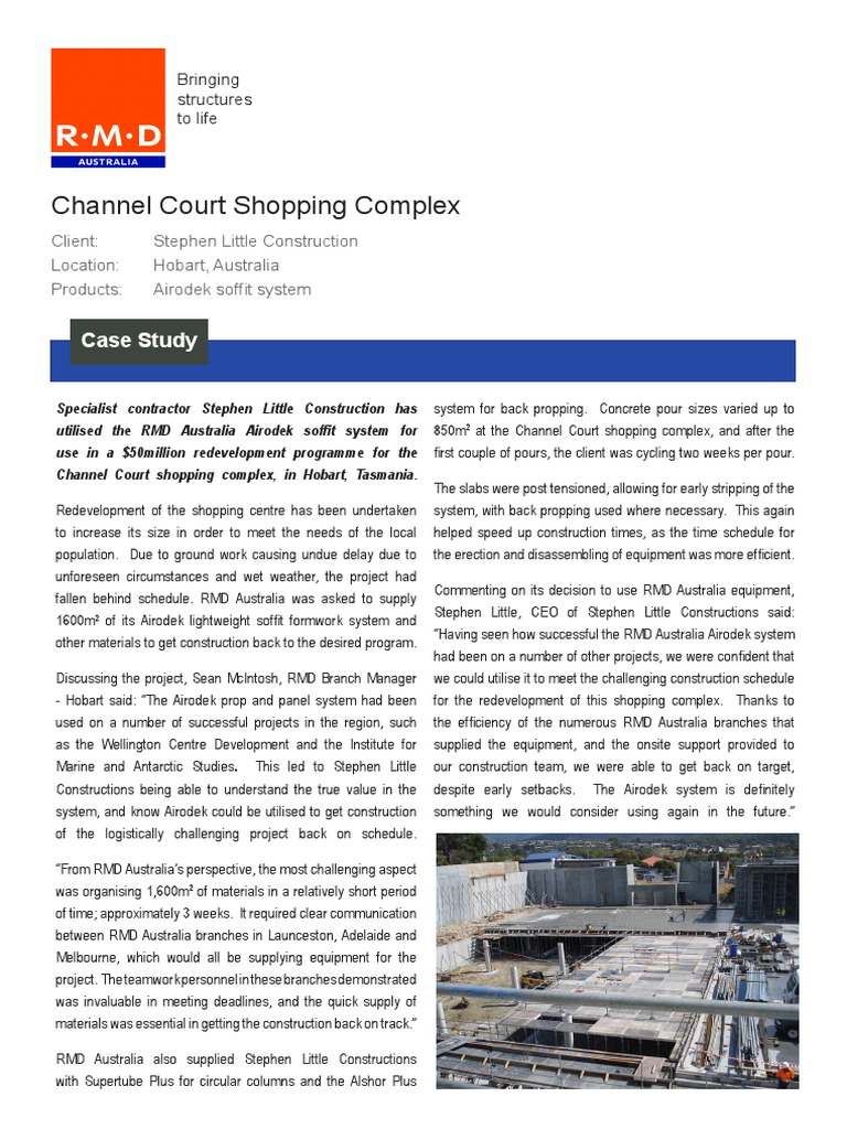 Channel Court Shopping Centre | PDF | Engineering | Business