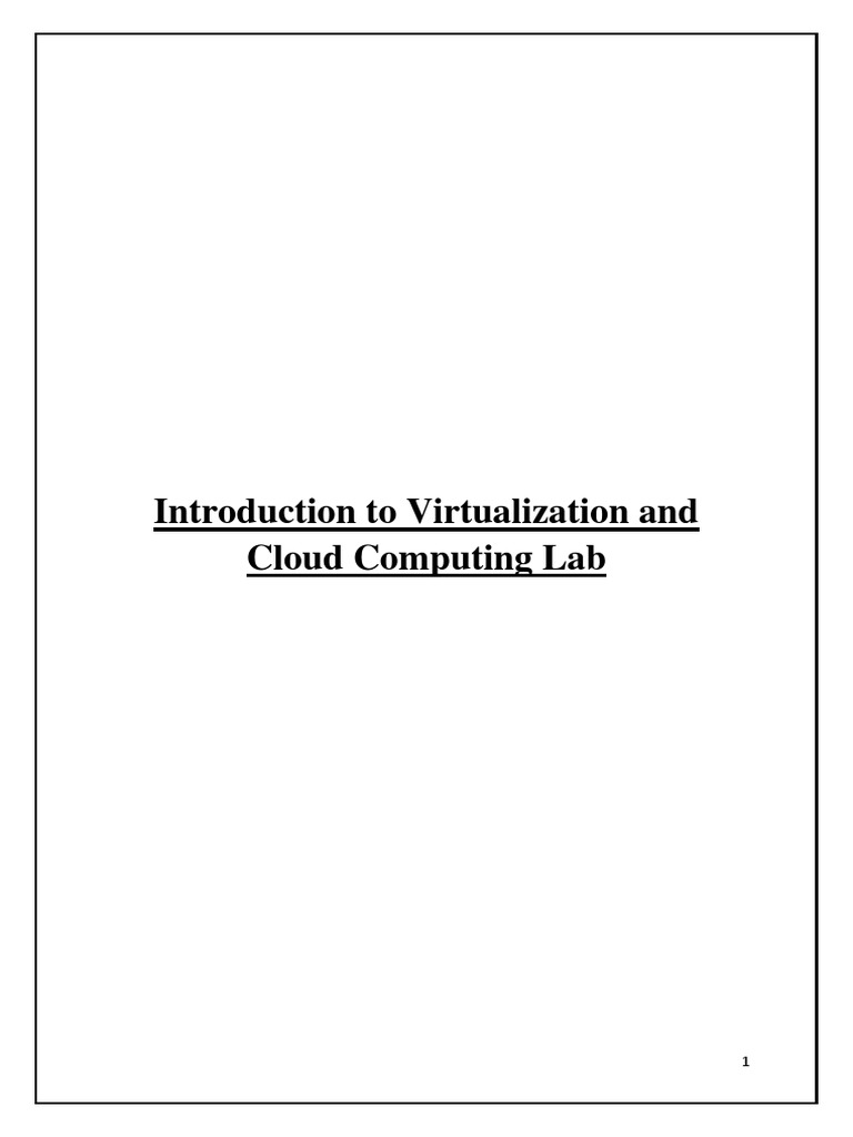 CCV Lab List | PDF | Virtual Machine | V Mware