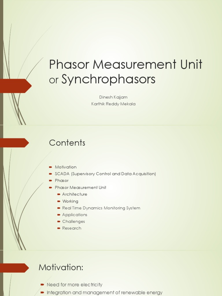 Phasor Measurement Unit | PDF | Electrical Engineering | Electricity