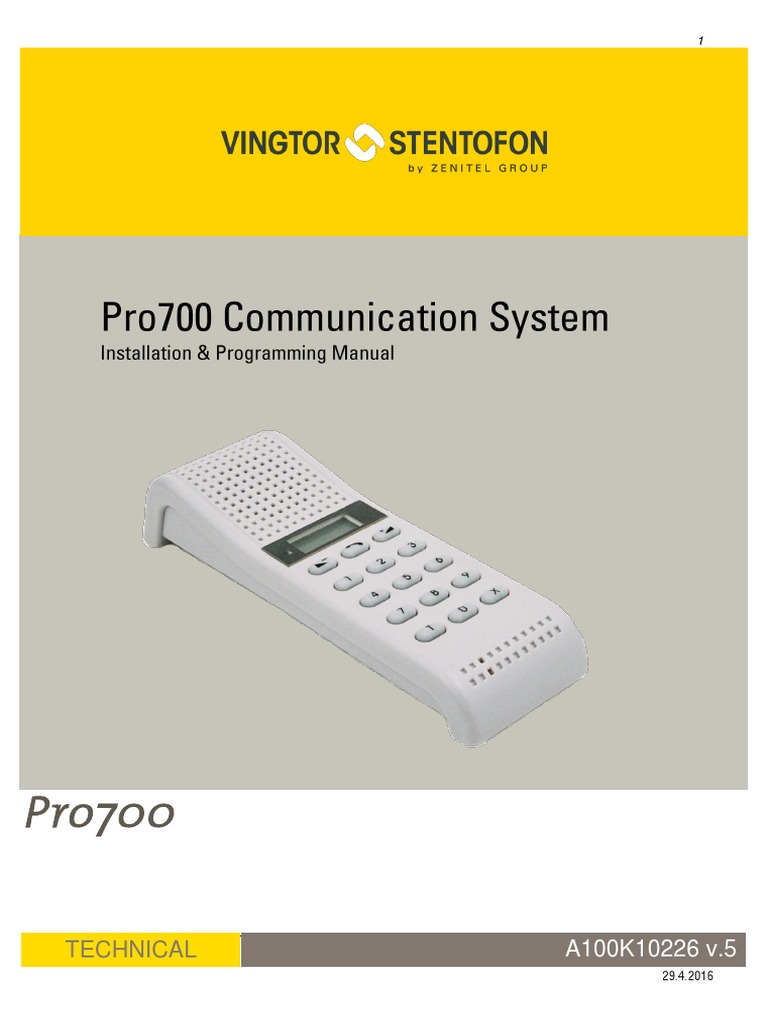 Zenitel | PDF | Electrical Connector | Loudspeaker