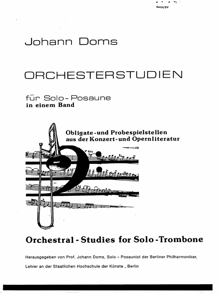 Trombone Warm-Up by David Felter | PDF