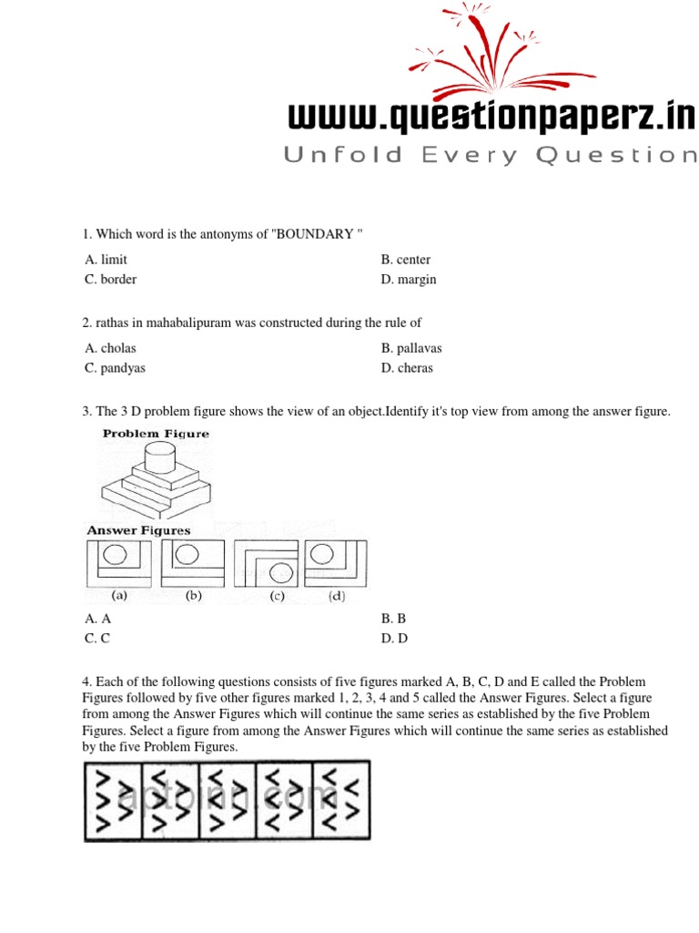 Nata Sample Papers - 5 (Theory) | PDF | Nature