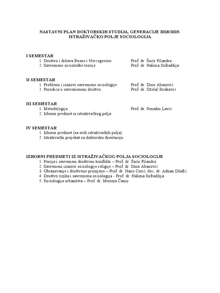 III Ciklus FPN UNSA PDF | PDF