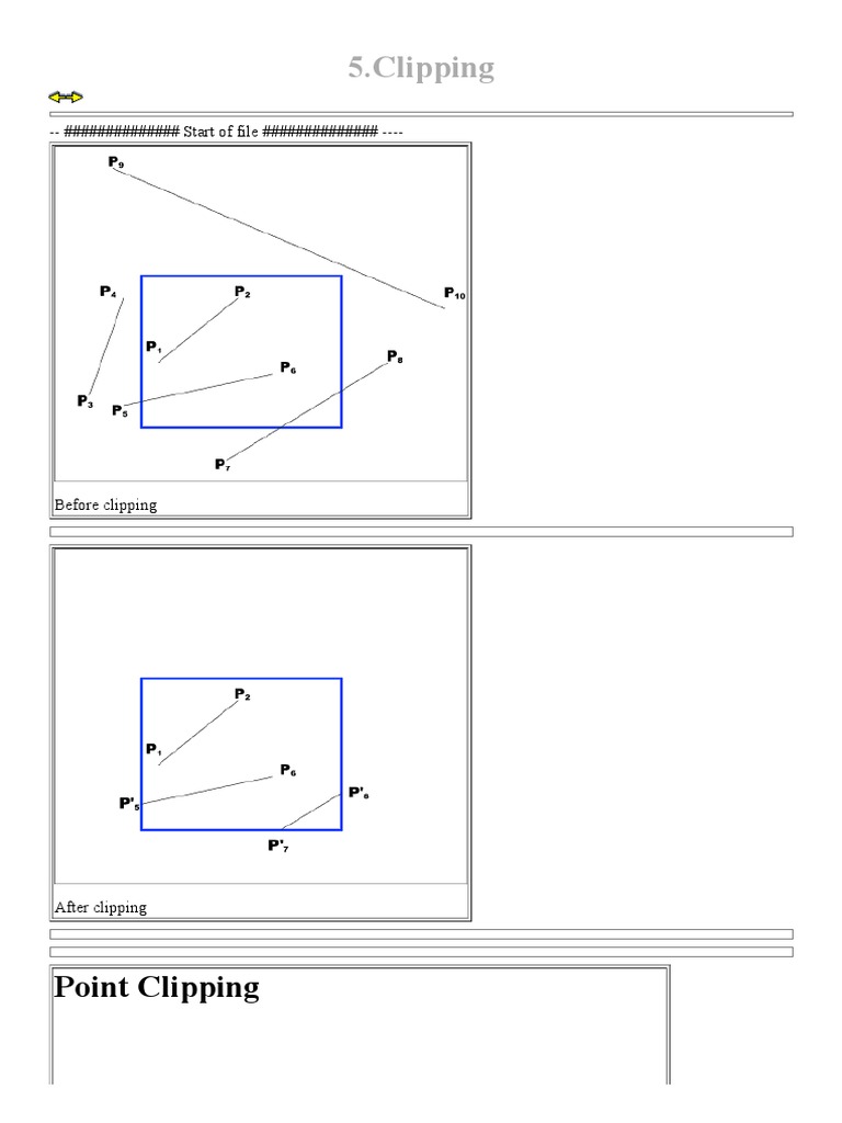 Clipping Examples | PDF | Graphics | Computer Graphics