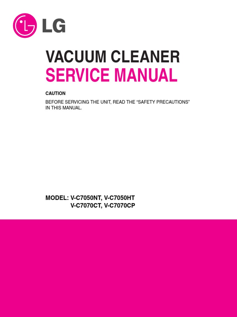 LG Service Manual PDF | PDF
