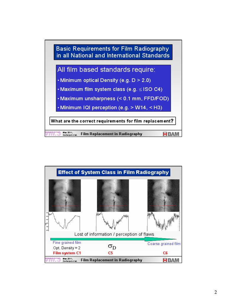 Film Radiography Standards Guide | PDF | Science & Mathematics ...
