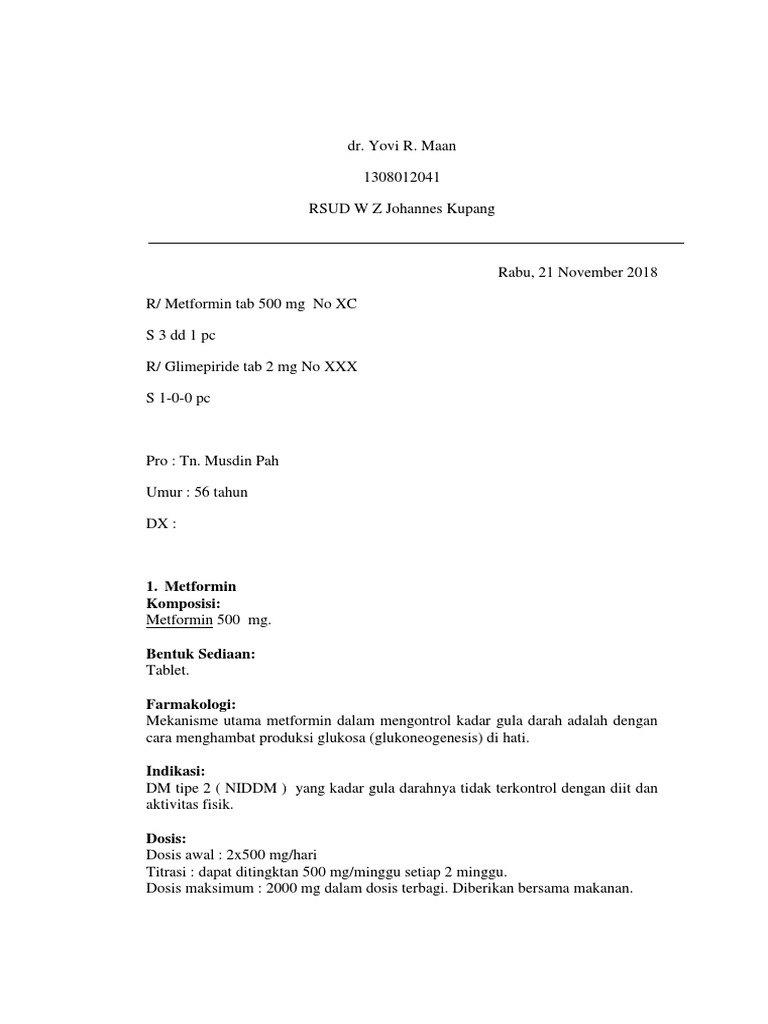 Resep Obat | PDF | Kesehatan Holistik