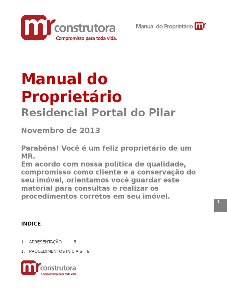 Manual Do Proprietário | PDF | Chuveiro | Desperdício