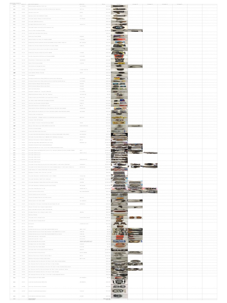 Mopar Parts List 0001-0100 | PDF