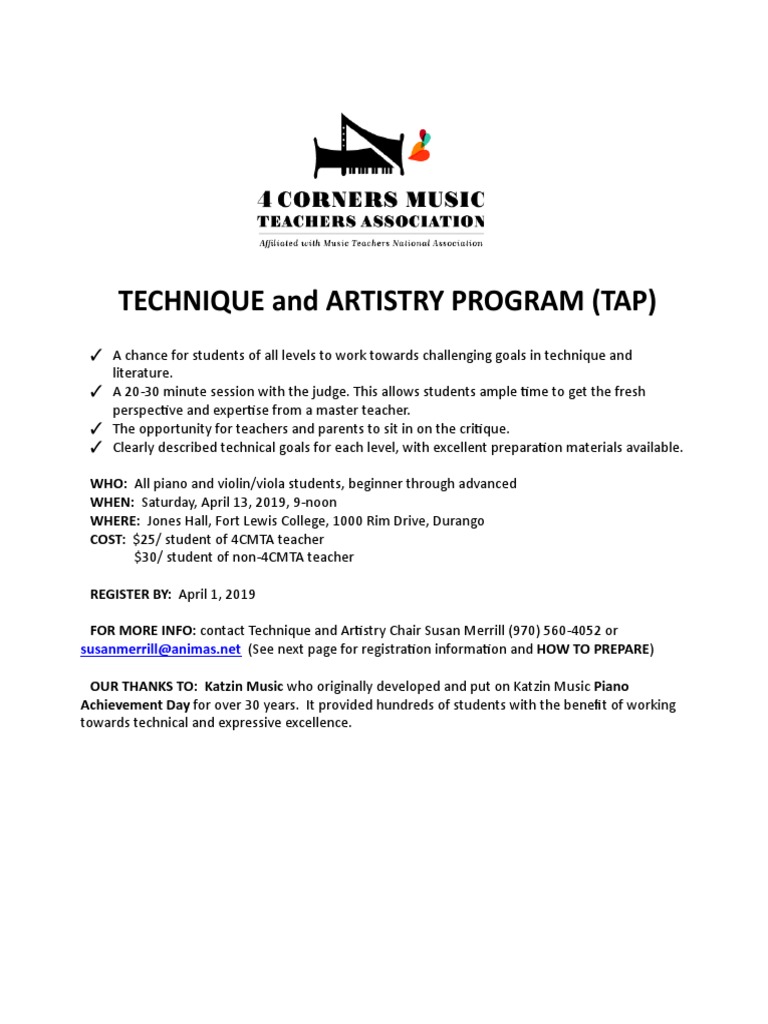 Tap Information 2019 | PDF | Leisure