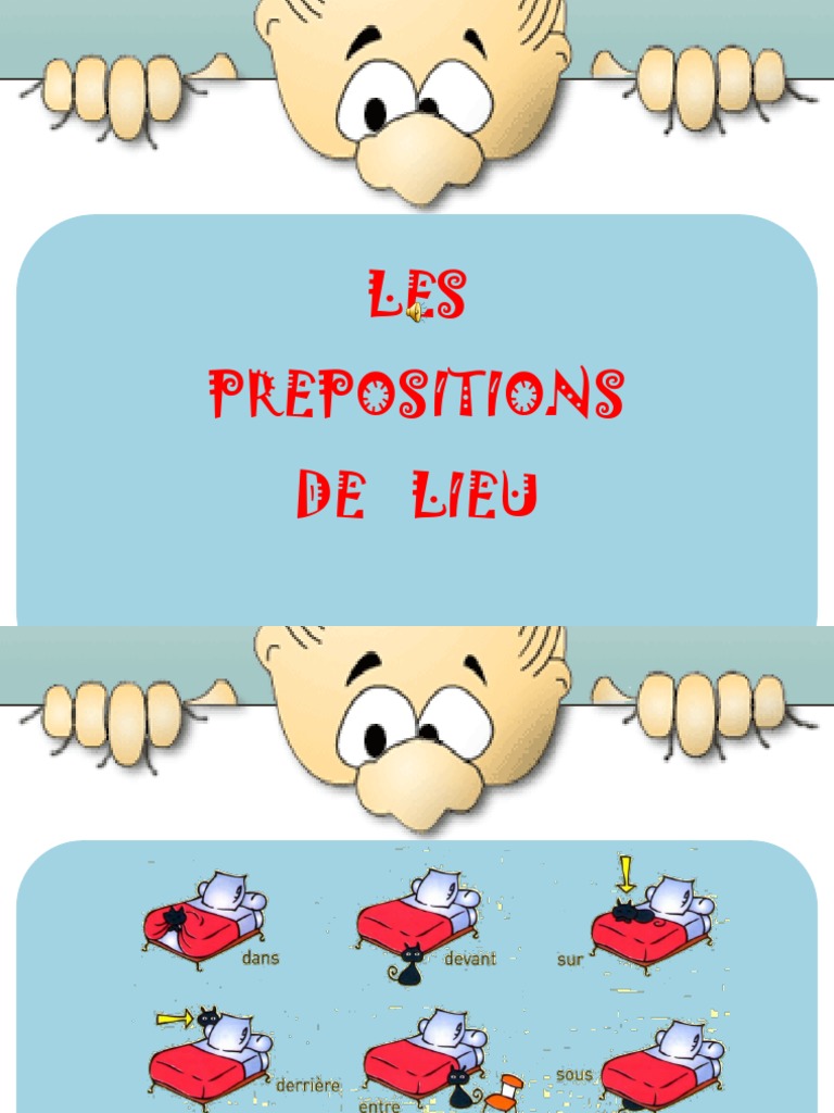 Les Prepositions de Lieu | PDF | Maison et jardin | Bien-être