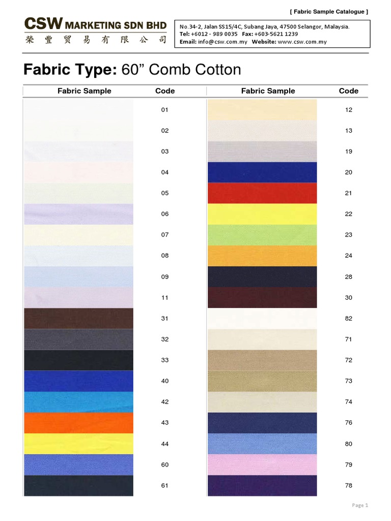 Fabric Catalogue Pdf