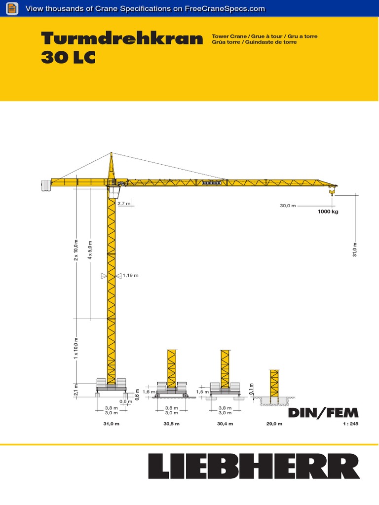 Liebherr 30 LC | PDF