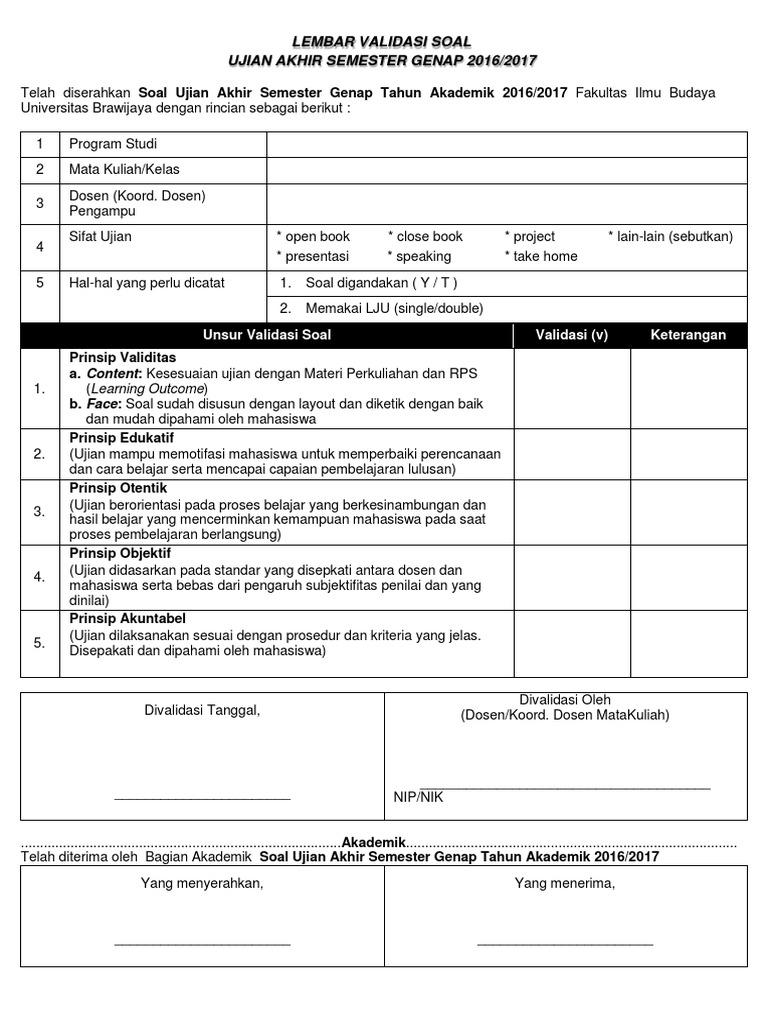 Validating Exam Questions | PDF