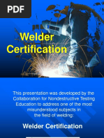 Welder Certificate | PDF