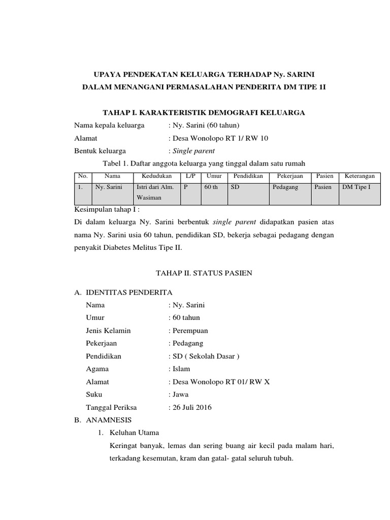 PBL Kasus DM Tipe II | PDF