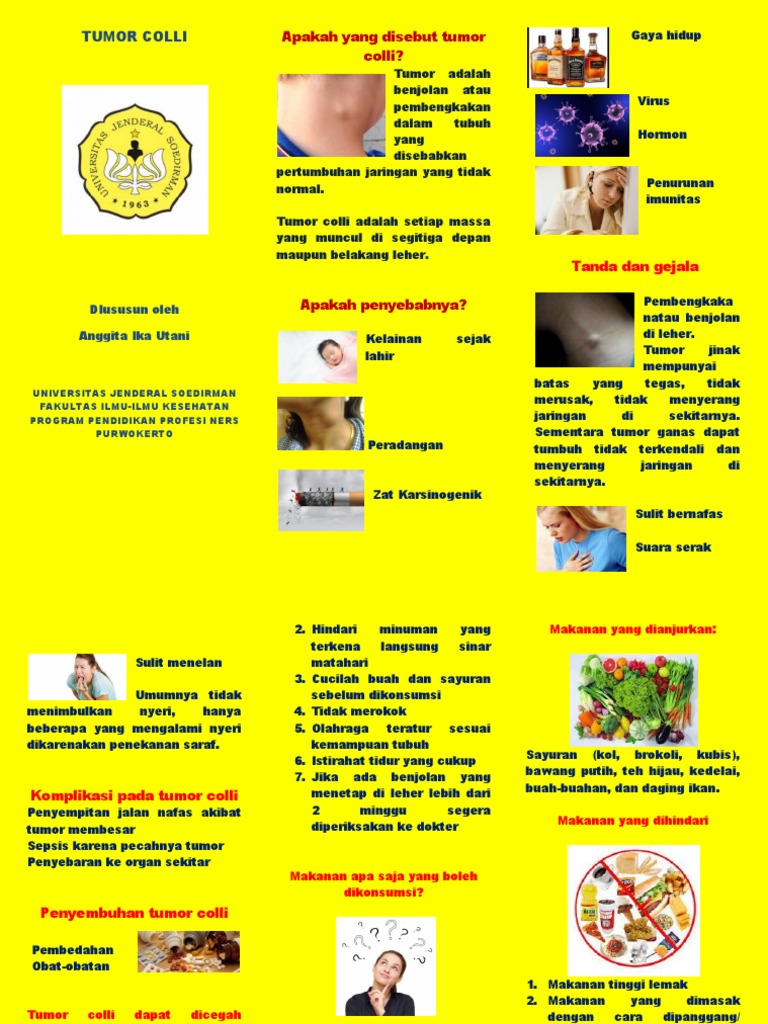 Tumor Colli Leaflet | PDF
