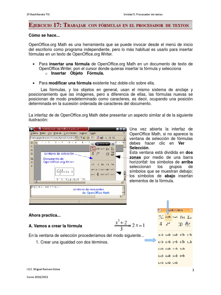 Ejercicios Writer 6 | PDF | Point and Click | Windows 7