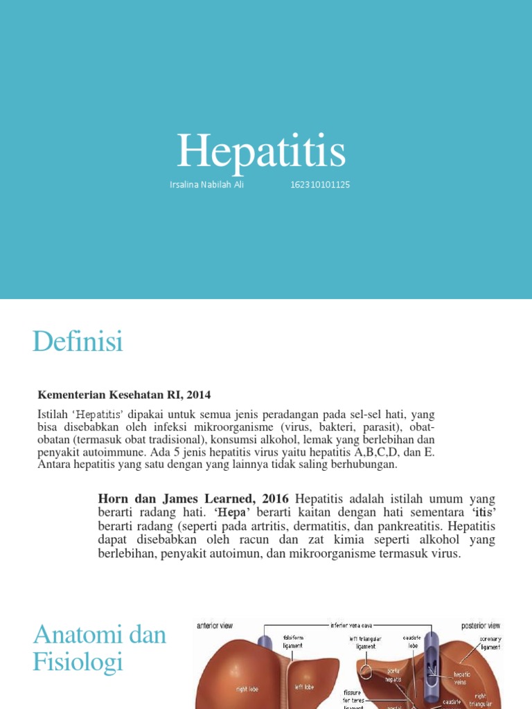 Penyebab dan Tanda Hepatitis B | PDF
