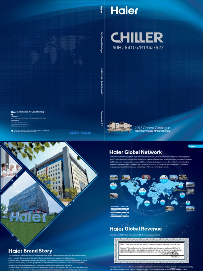 Haier Commercial AC & Chiller Catalogue | PDF | Heating, Ventilating ...