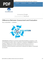 Evaluation vs. Analysis Explained | PDF | Evaluation | Cognition