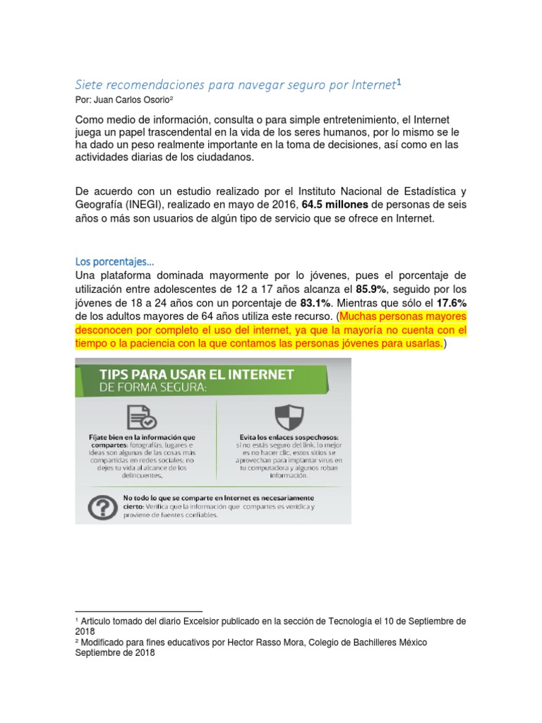 Tic2 Evarec Insumo1 | PDF | Internet | Informática