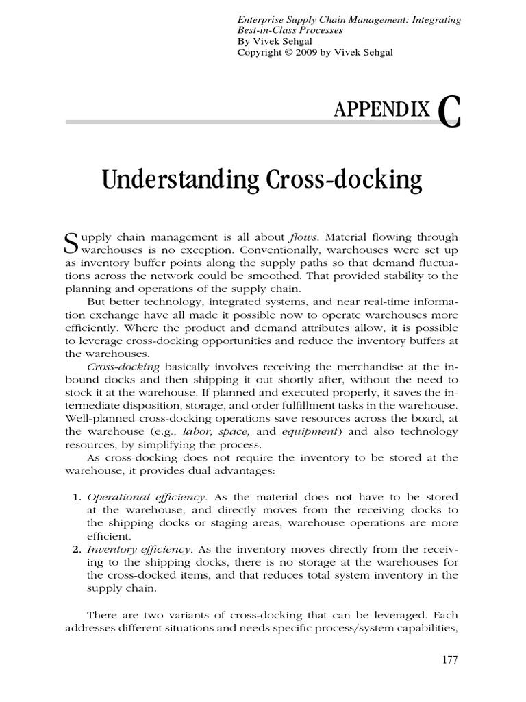 Understanding Cross Docking | PDF | Warehouse | Inventory