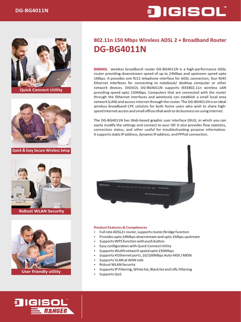 Data Products DIGISOL RANGER Series Downloads DG-BG4011N Datasheet ...