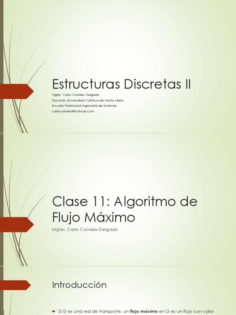 Estructuras Discretas II 11 | Descargar gratis PDF | Vértice (teoría de ...