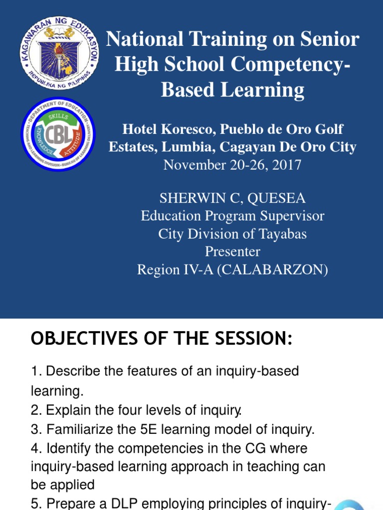 Inquiry-Based Learning Training Guide | PDF | Inquiry Based Learning | Inquiry