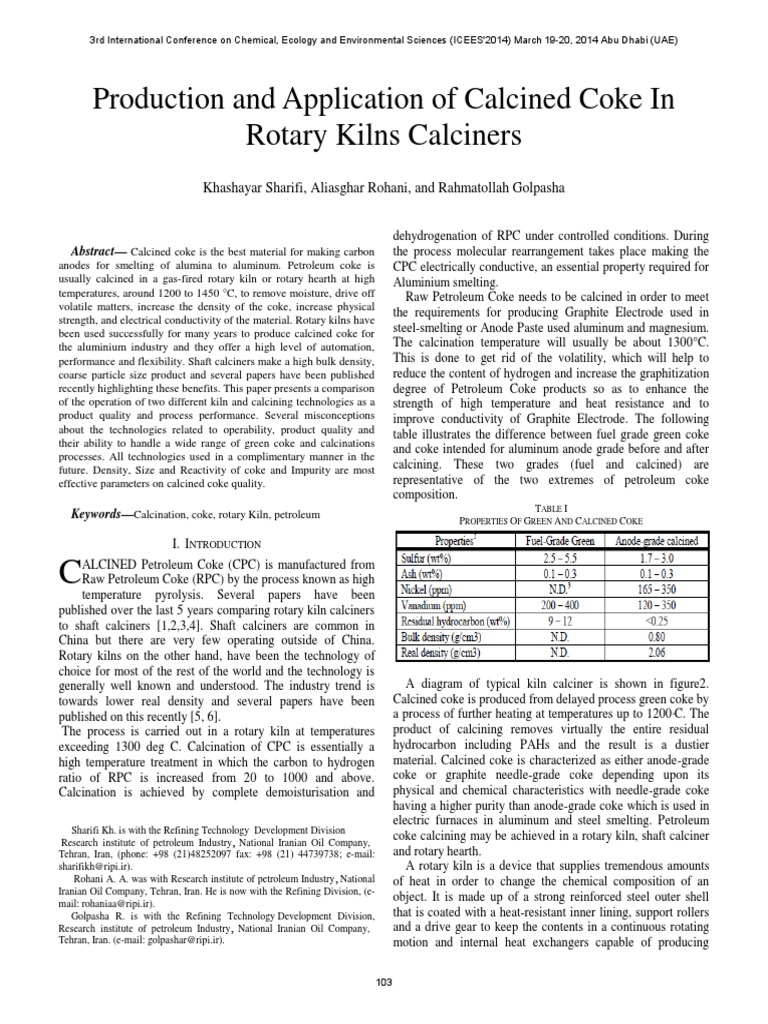 Coak Calcination | PDF | Coke (Fuel) | Industrial Processes