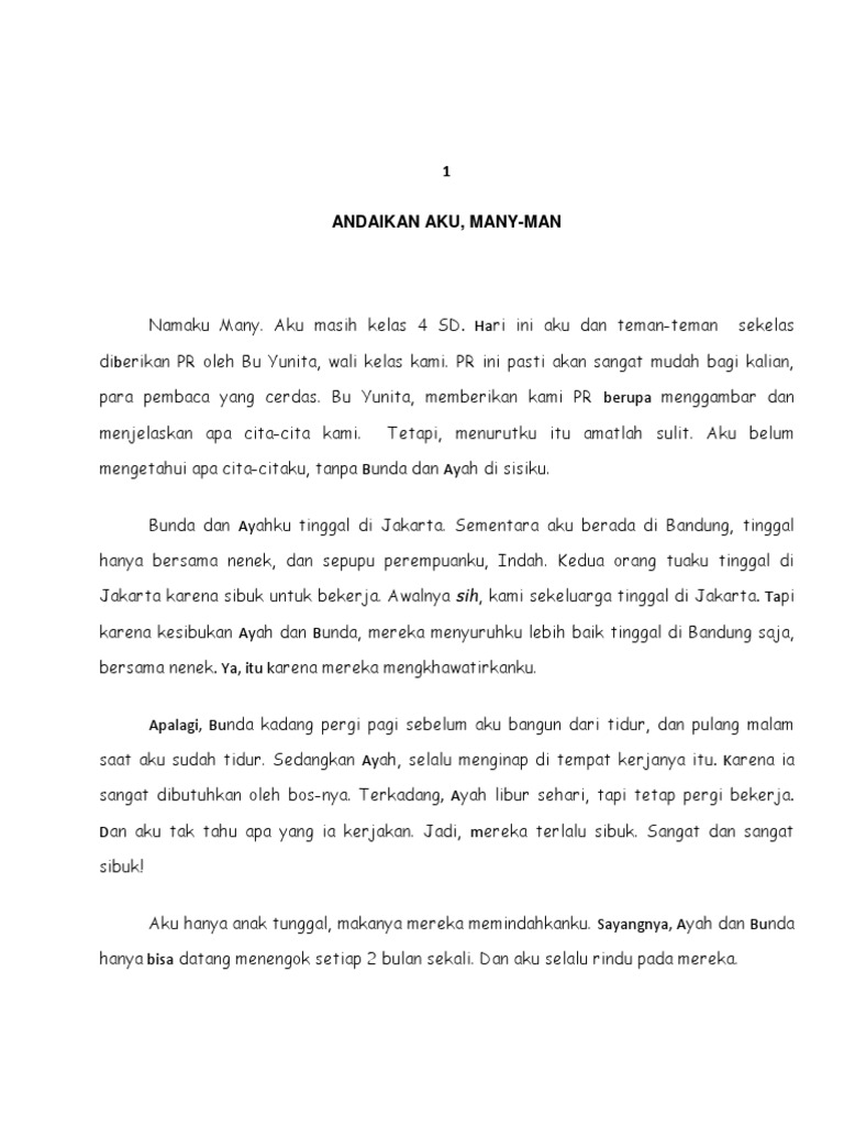 Draft Buku Anak | PDF