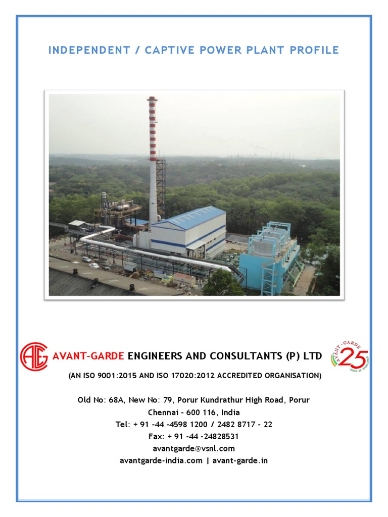 Captive Power Plant Profile | Coke (Fuel) | Power Station