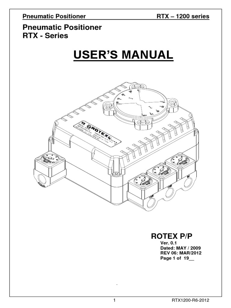 Rotex PP | PDF | Actuator | Valve