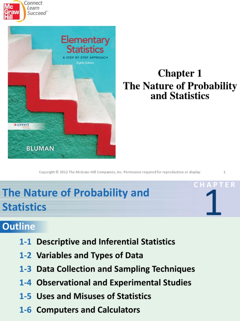 Chapter 1 The Nature of Probability and Statistics | Level Of ...